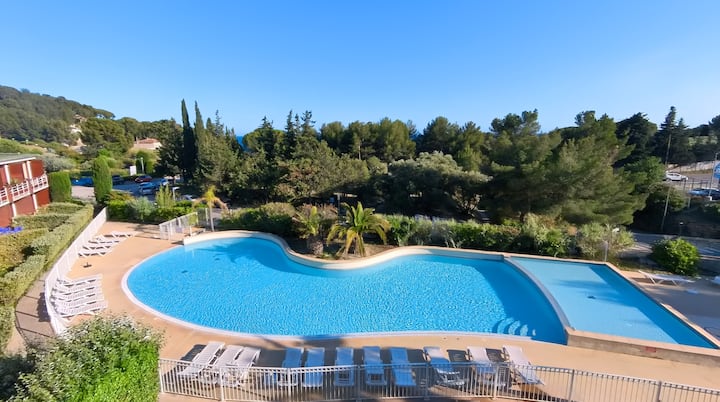 T2 6 Couchages, Piscine Et Mer. - Cassis