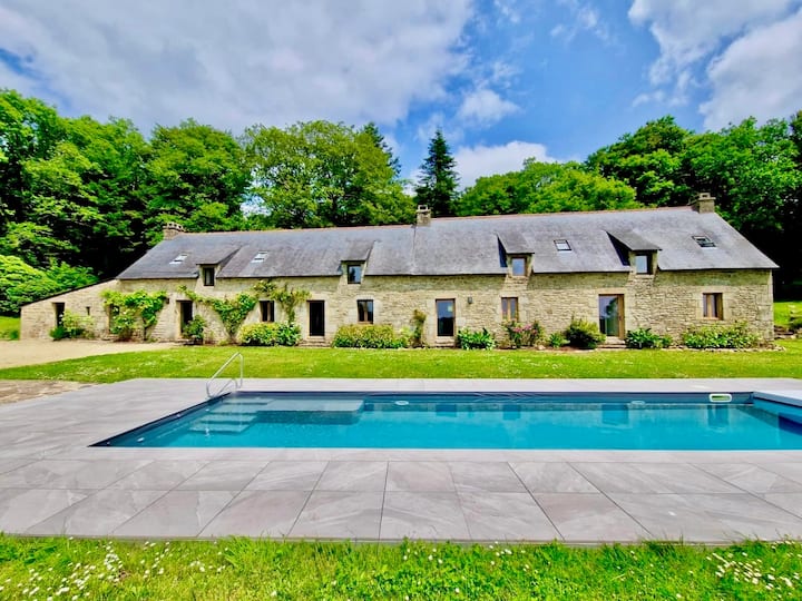 Kerguestenen - Longère Pour 12 Avec Piscine - Morbihan