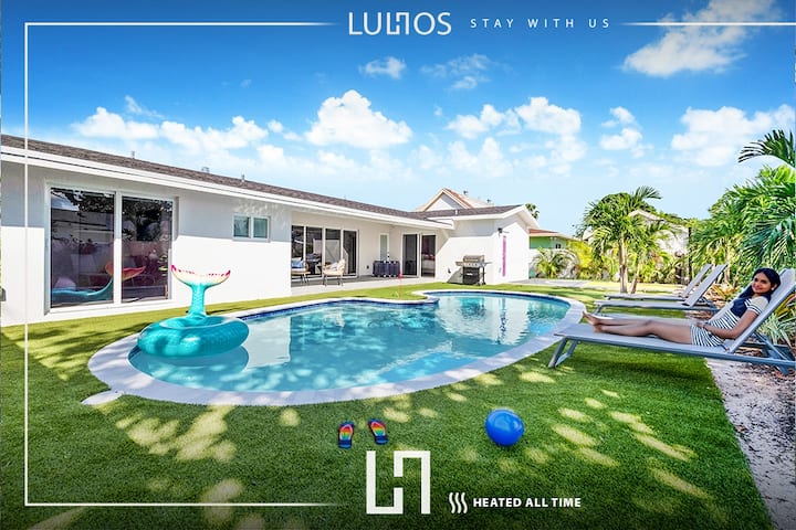 Premium Miami Villa:resort Heated Pool, Golf & Bbq - Kendall