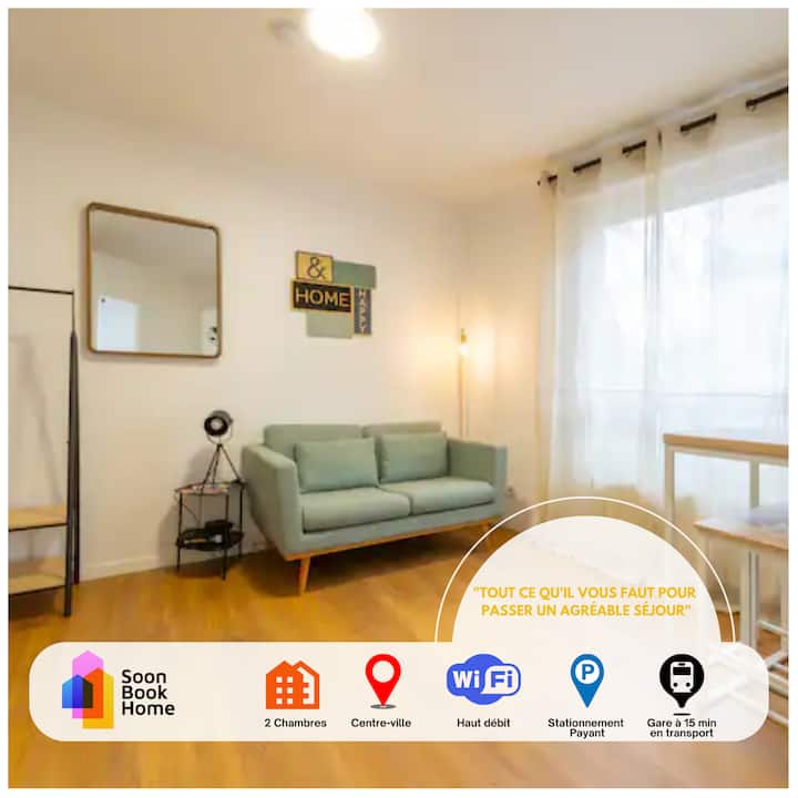Très Bel Appartement Centre-ville Mulhouse Kennedy - Mulhouse