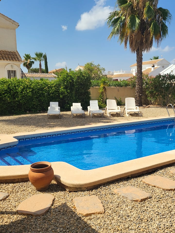 Quiet Relaxing 3 Bed 3 Bath Villa Camposol Sec D - Puerto de Mazarrón