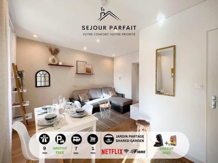 Appart'hôtel Le Tilleul - Netflix Et Jardin - Belfort