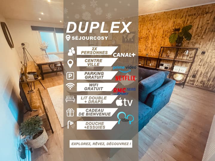 Duplex • 20 Min Pairi Daiza • Cosy • Centre Ville - Dour
