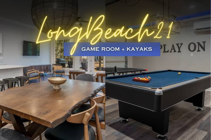 Lakefront | 7-min To Downtown, Game Room, Kayaks! - Lake Hamilton, AR