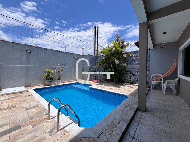 Casa De Família Agradável, Piscina E Churrasqueira - Peruíbe