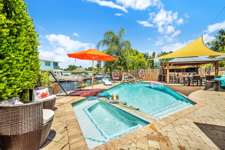 Vibe& Dive: Splash& Relax W/ Heated Pool & Wet Bar - Fort Lauderdale, FL