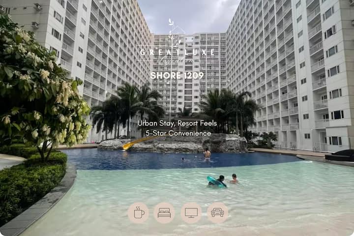 Greatluxeshore Near Moa & Airport + 200mbpswifi - Pasay