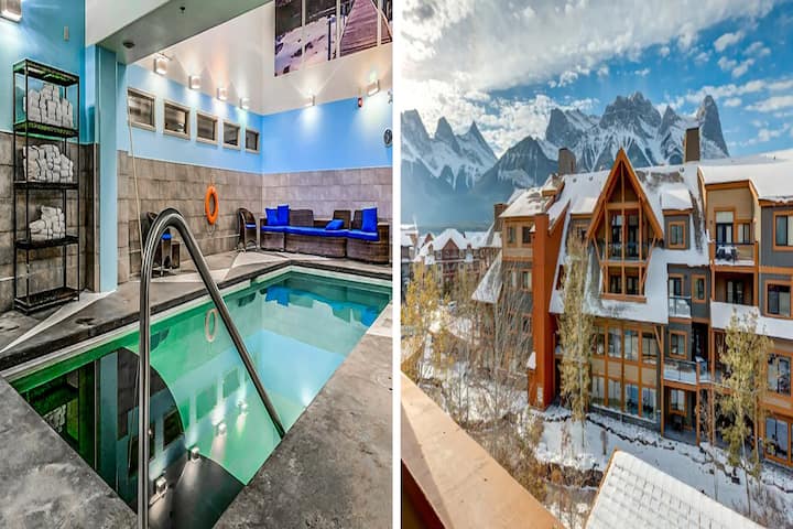 Epic Mountain View | Hottub&pool | Minutes ->Banff - Canmore