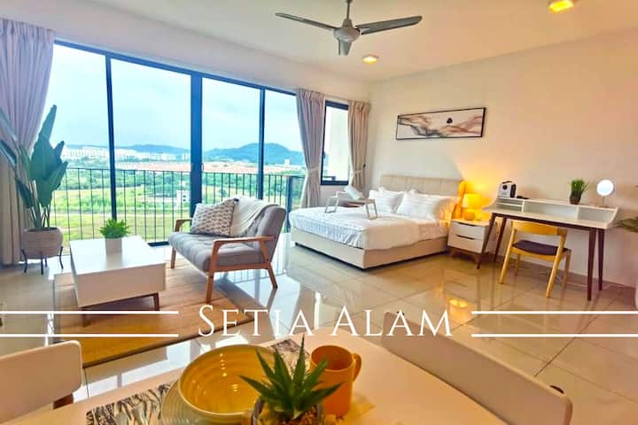【Hot Pick】comfy Studio Suite, Setia Alam City View - Shah Alam