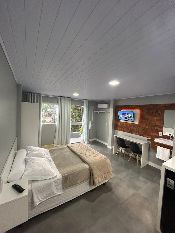 Apt Com Sacada, Centro De Eventos Serra Park - Gramado