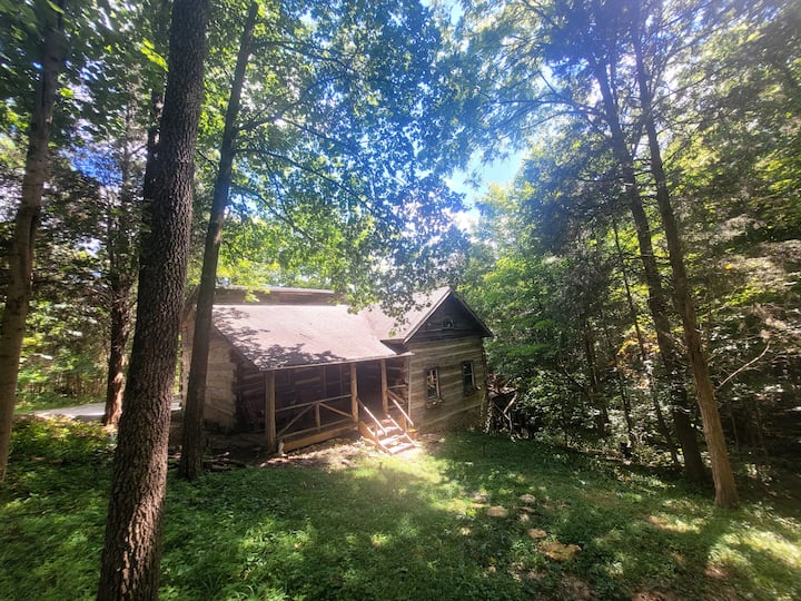 Historic 1830s Log Cabin In Madison, In - Indiana