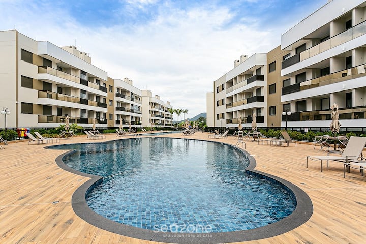 Modern Apt 2 Min From The Beach W/pools – Adc105 - Florianópolis