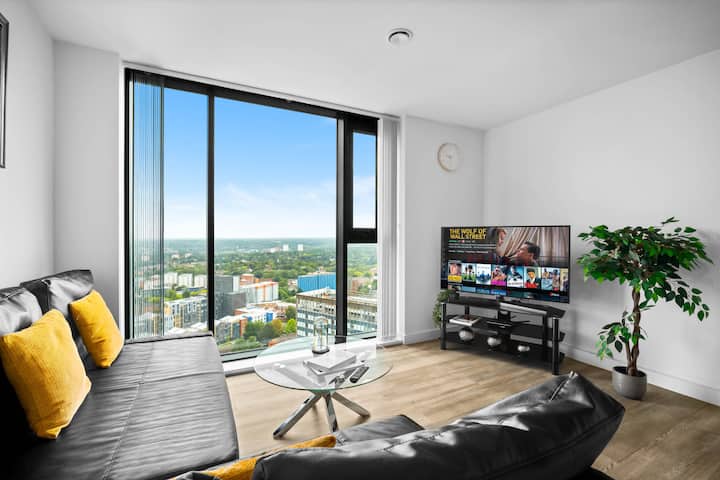 Highrise Citycentre Apartment *Long Stay Discount* - Midlands Arts Centre