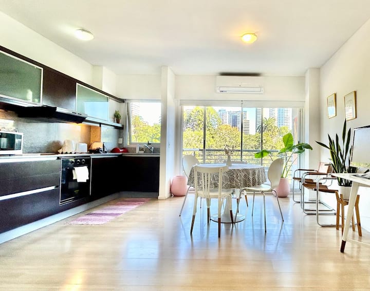 Precioso Departamento Con Piscina Y Vista A Parque - Buenos Aires