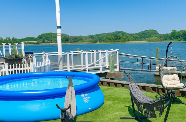 2 Waterfront Houses |Jacuzzi |Dock For Boat|groups - New Haven, CT