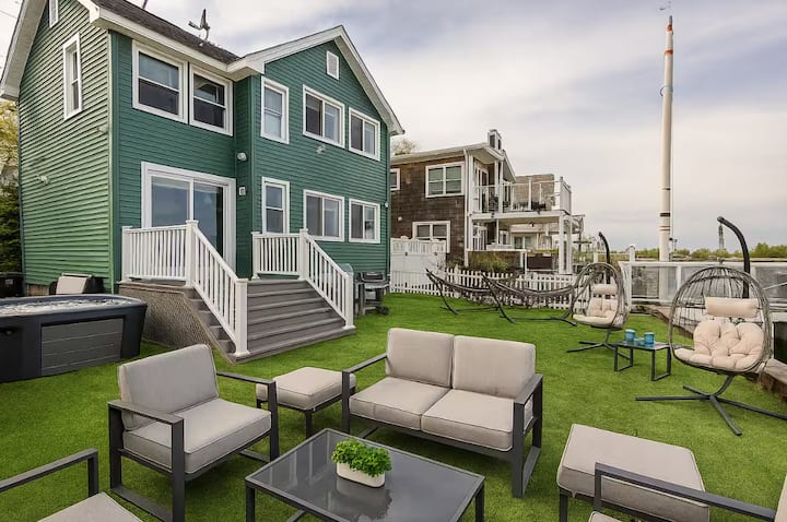 2 Waterfront Houses |Jacuzzi |Dock For Boat|groups - New Haven, CT