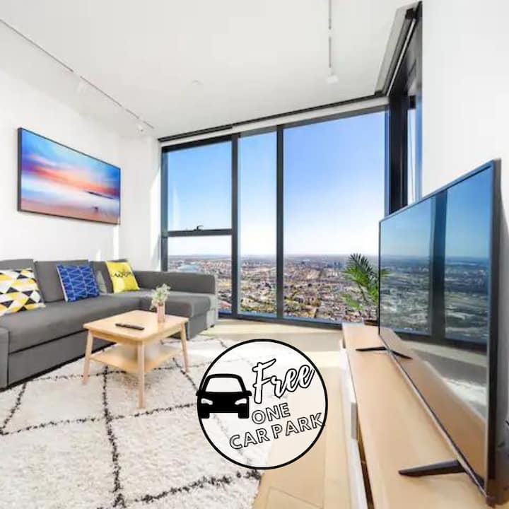 64f Sunset View Melbcbd. 2br2ba. 6pax.freecarpark - Flinders Street Railway Station - Melbourne