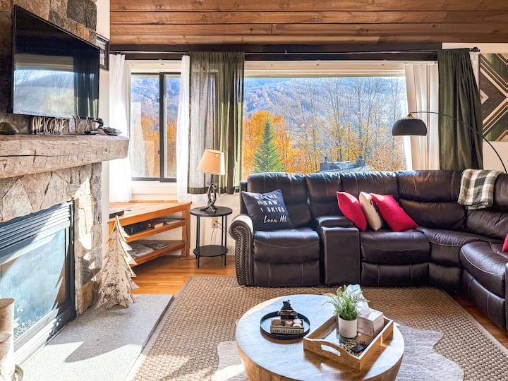 Scenic Retreat, Fireplace, Pvt Deck, <3min To Loon - Loon Mountain, NH
