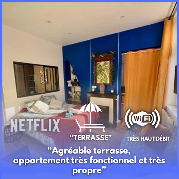 • Terrazza •Grande Terrasse• Gare & Centre A Pied - Amiens