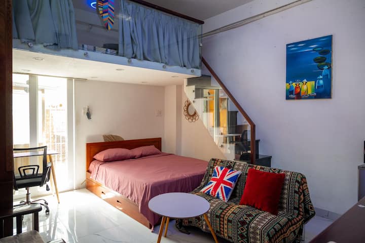 Lily's Private House Tivi Wifi,  Balcony, Kitchen - Ho Chi Minh