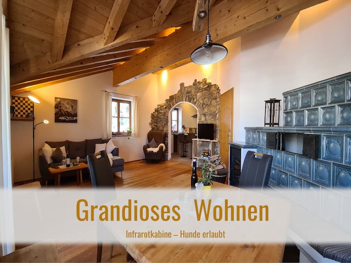 Grandiose Unterkunft Mit 
Kamin Und Infrarotkabine - Oberjoch