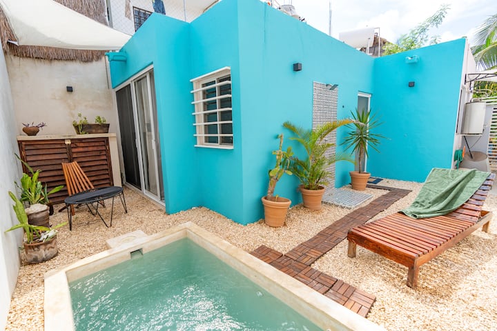 Tropical House With Private Pool In Downtown - Tulum