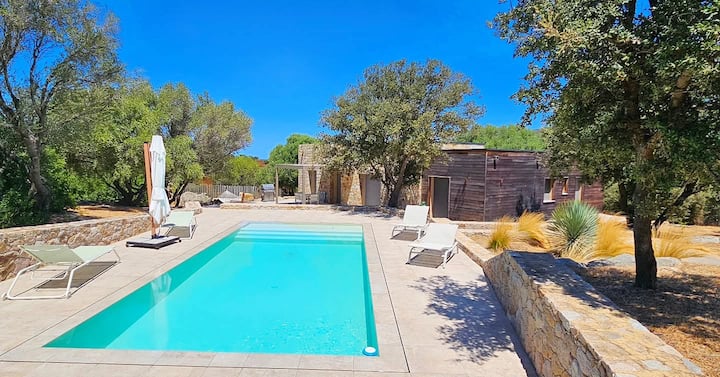 Casa Vitania - Villa Avec Piscine - Plage à 2,5km - Belgodère