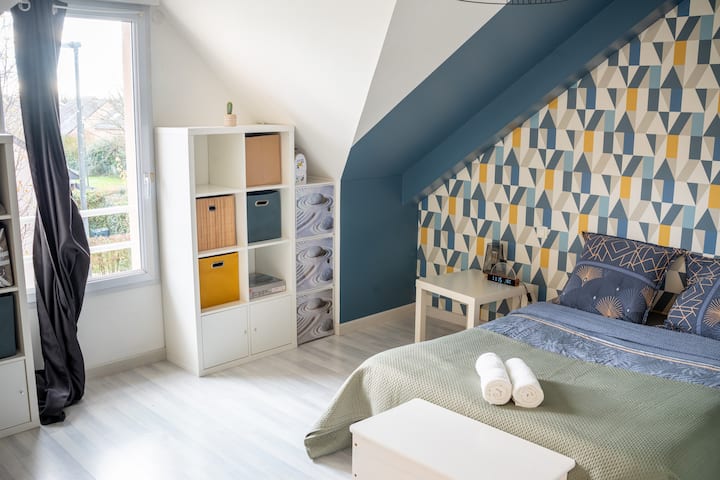 Maison 3ch/jardin/wifi/ C.commercial/gare/canal+ - Laval, France