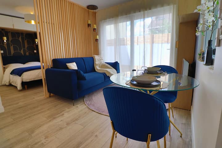 L’ecrin Bleu -Maison Studio Neuve  - Jardin & Clim - Clichy