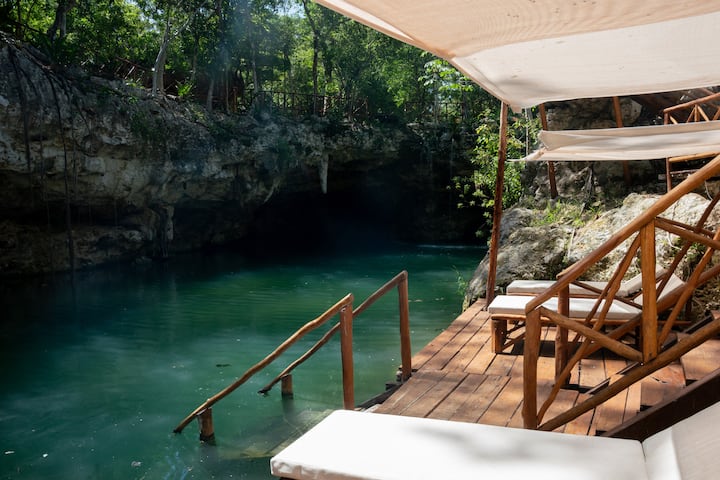 Cenote Kaax · Cabin 1 · Breakfast Included - Mexico