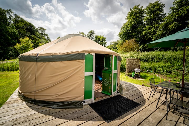 Handcrafted Yurt With Log Burner And Decking - Norwich
