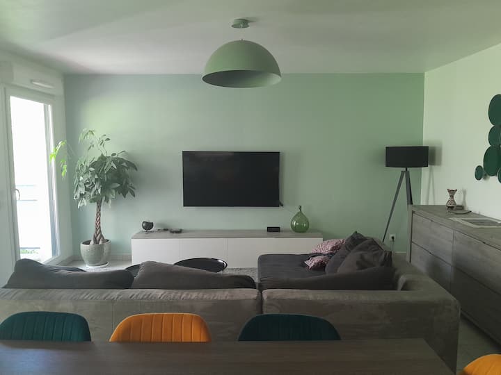 Nice Three-room Apartment In A Secure Residence By The Saône - Saint-Didier-au-Mont-d'Or