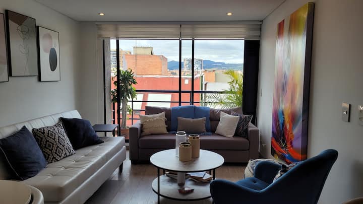 Cozy Modern Flat | Fast Wifi | Prime Bogotá Area - Bogotá