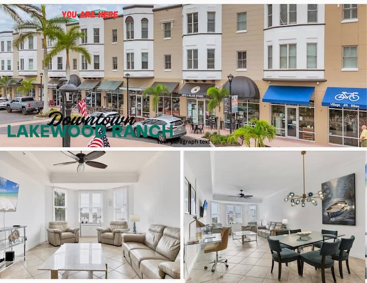 Downtown Lakewood Ranch Condo 2 Beds/2baths - Lakewood Ranch, FL