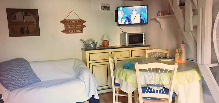 Studio Climatisé Grande Terrasse Et Parking Privé - Sanary-sur-Mer