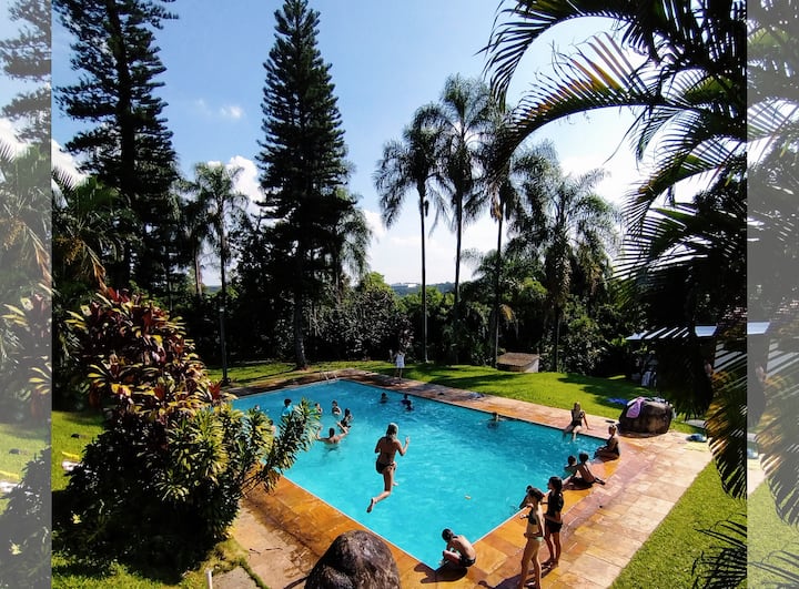 Chácara Tranquila Próxima Ao Hopi Hari - Vinhedo