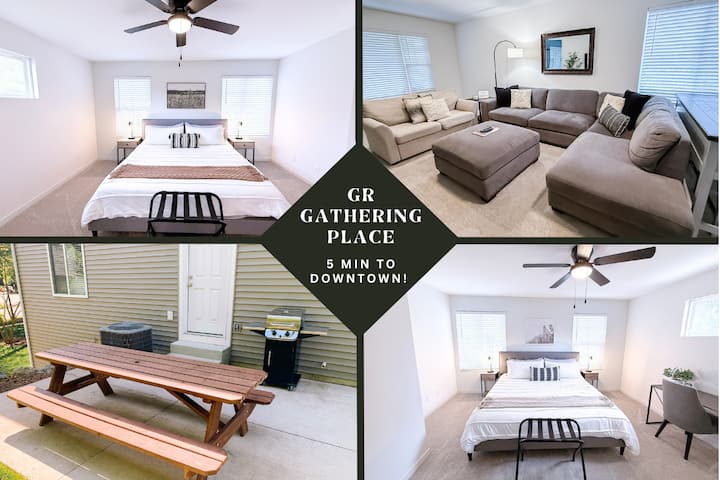 Luxe 5br/4 Ensuite Ba: 2 Miles To Downtown! - 그랜드래피즈