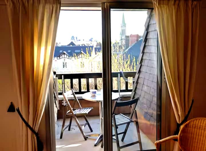 2 P. Cosy En Centre Ville à 150 M De La Plage - Houlgate