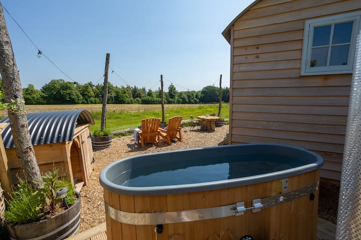 Restorative Nature Escape, Private Shepherd’s Hut - Hampshire