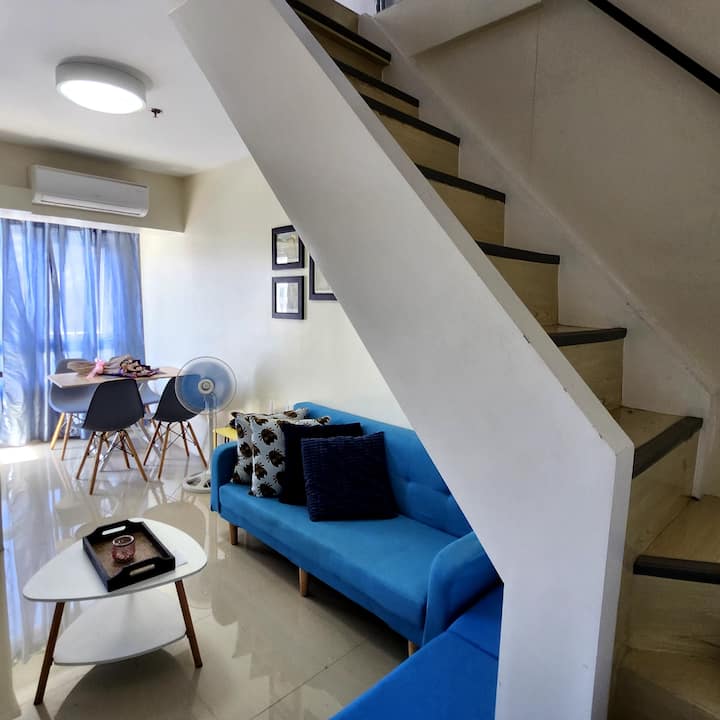 Modern-minimalist 2 Br 1 Bath Makati -Wifi 200mbps - 馬卡蒂