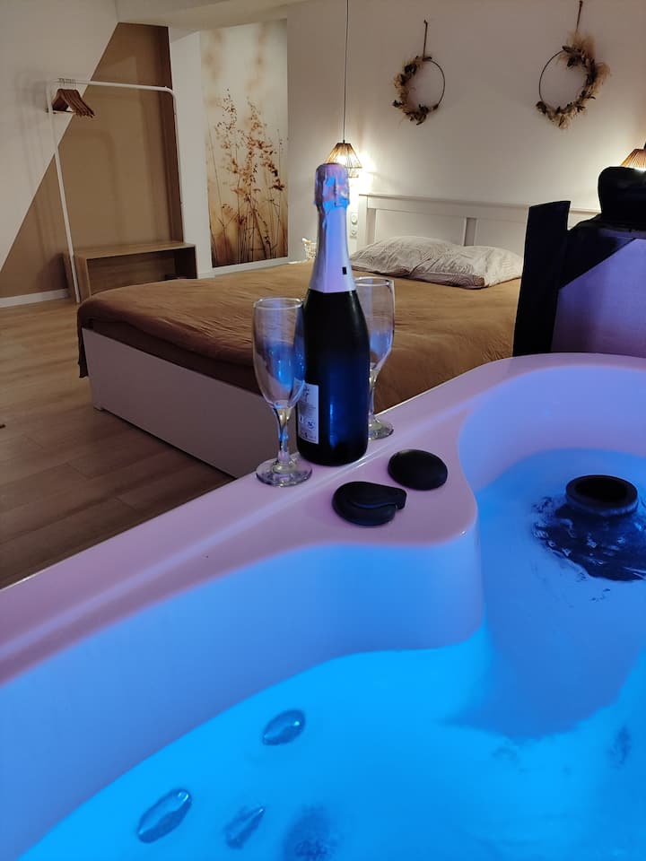 La Parenthèse Gemmoise Avec Jacuzzi Privatif - アンジェ