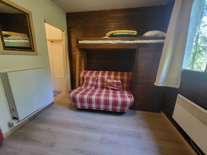 Studio Cosy 3 Couchages, Vue Sur La Forêt - Crévoux