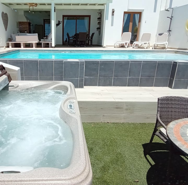 Villa Met Zeezicht, Prive Zwembad & Jacuzzi - Playa Blanca, Espagne
