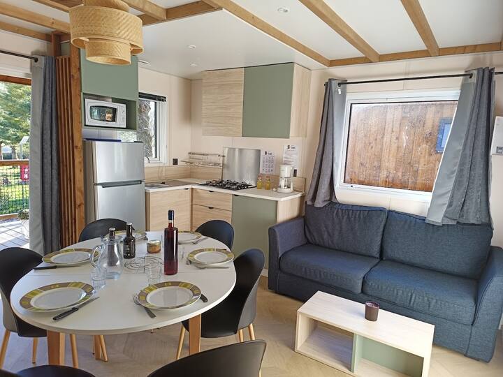 Chalet Neuf Dans Un Camping 3 éToiles Avec Parking - La Bourboule