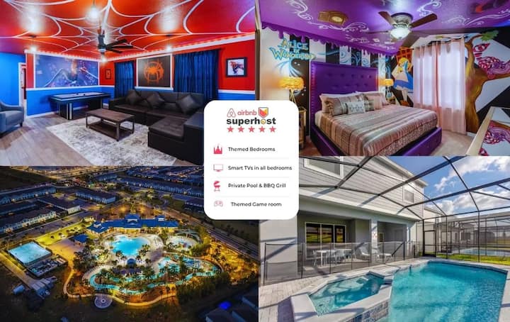 No Airbnb Fee!themed Home Poolspa In Resort 233771 - Florida