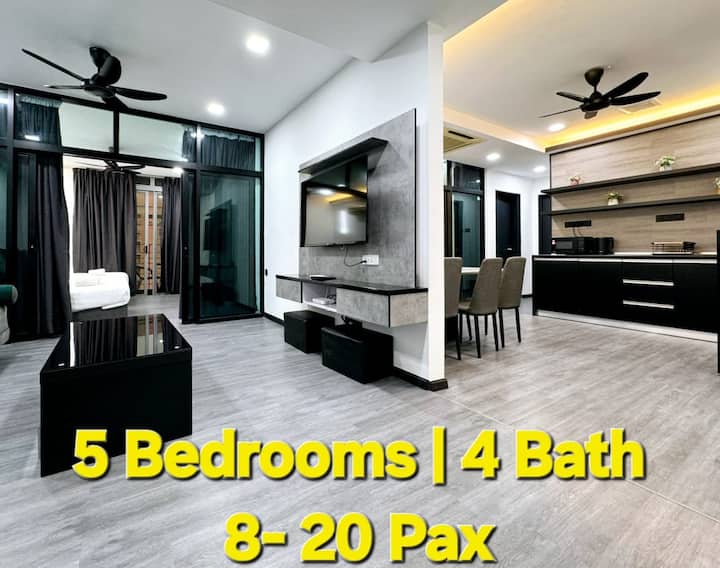 Bukit Bintang  Newly Renovated 8-20pax 5br 4b - Kepong