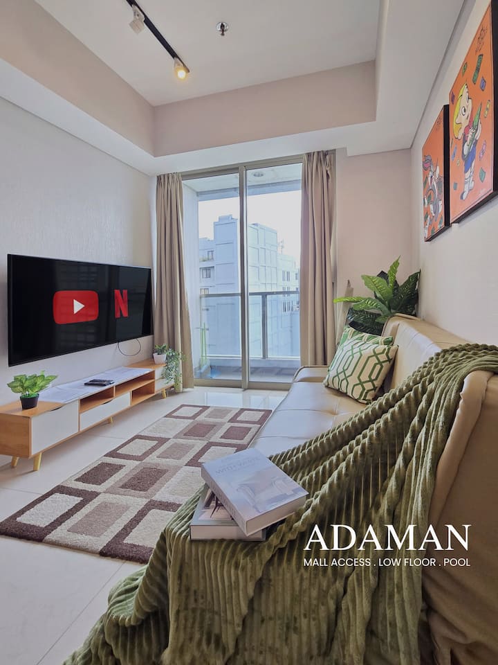 Adaman Sanliving • 2br •Taman Anggrek• Mall Access - Jakarta