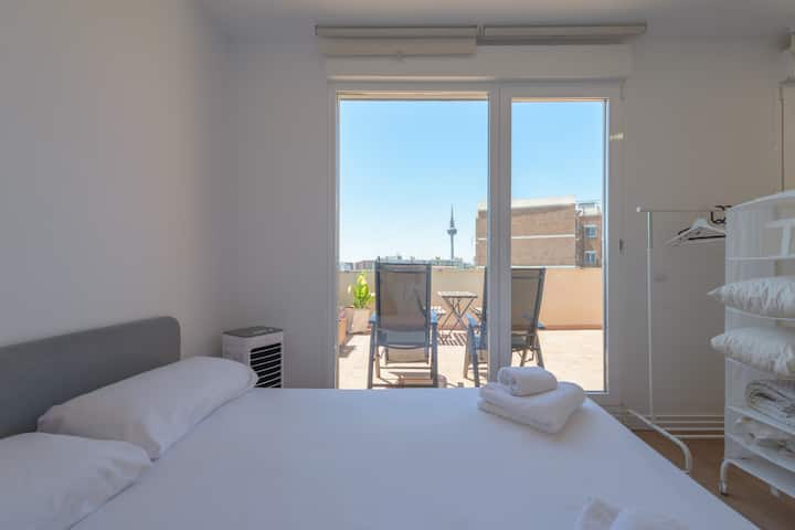 Studio With Terrace 550m From La Elipa Stop - Madrid