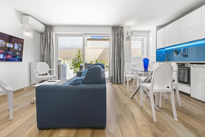Appartement Rénové à 10 Mn Du Palais Des Festivals - Cannes