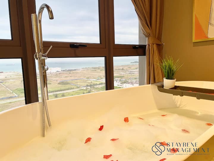 28 Bali Residences/studio 4pax/bathtub/seaview - Malacca